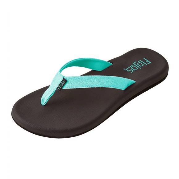 Flojos | Shoes | New Flojos Womens Campbell Flip Flop In Aqua | Poshmark